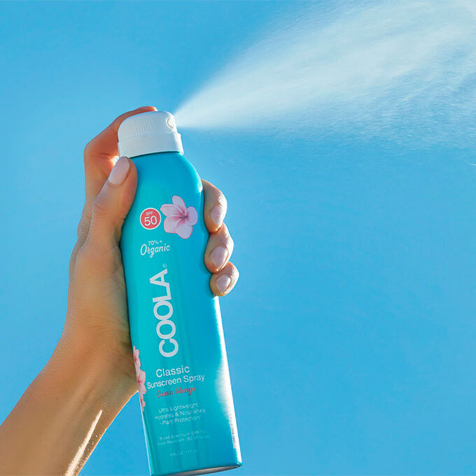 Coola Classic Body Organic Sunscreen Spray Spf50 Guava Mango 177ml ...
