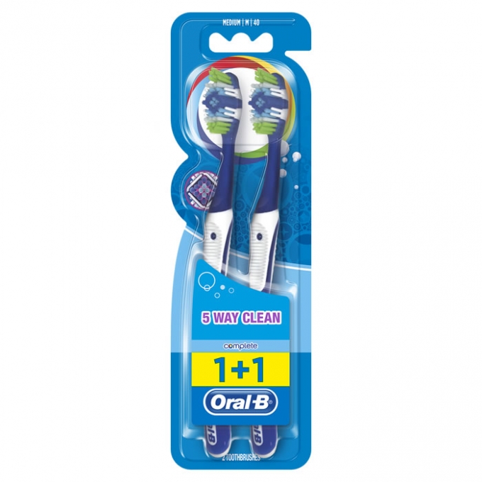 Oral-B Complete Toothbrush Medium 2 Units | Niche perfumes, high-end ...