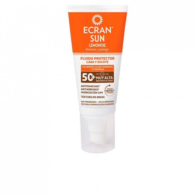 Ecran Sun Lemonoil Face And Neck Fluid Spf50 50ml | BeautyTheShop - 面霜 ...