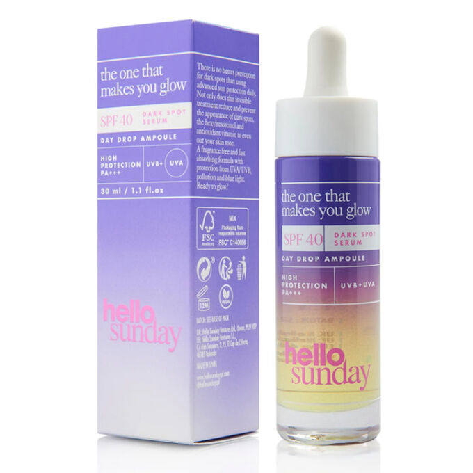 Hello Sunday The One That Makes You Glow Dark Spot Serum Spf40 30ml ...