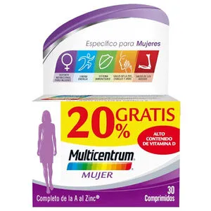 Multicentrum For Women 30 Tablets +20% Free | Luxury Perfume - Niche ...