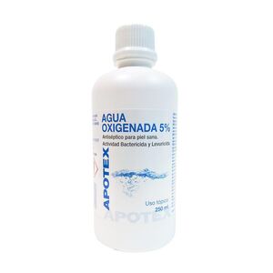 Apotex Agua Oxigenada 5 250ml | BeautyTheShop - 面霜，化妆品，网上商店