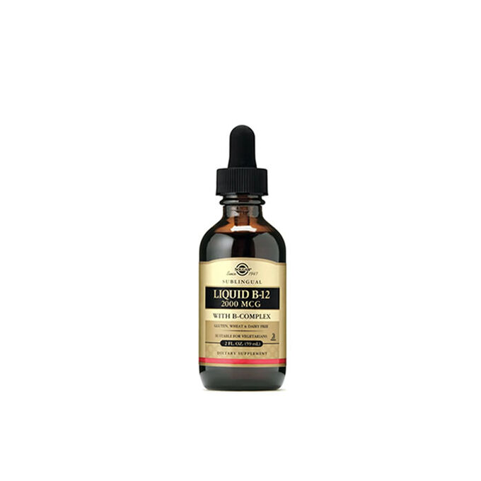 Solgar Vitamin B12 with B-Complex 2000 mcg Liquid 59ml | Niche Perfumes ...