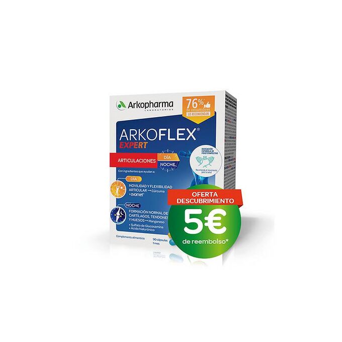 Arkopharma Arkoflex Expert Articulaciones Día y Noche 90 Cápsulas ...