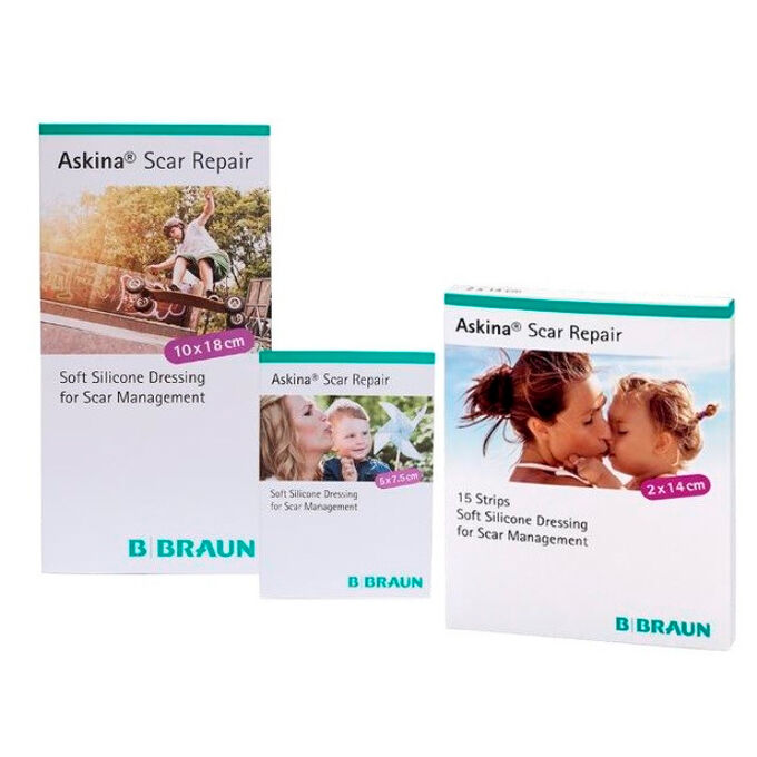 B. Braun Askina Scar Repair 5 Dressings 10x18cm | Beauty The Shop - The ...