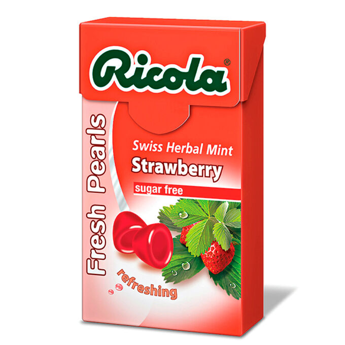 Ricola Sugar Free Candies Strawberry 25g | Niche perfumes, high-end ...