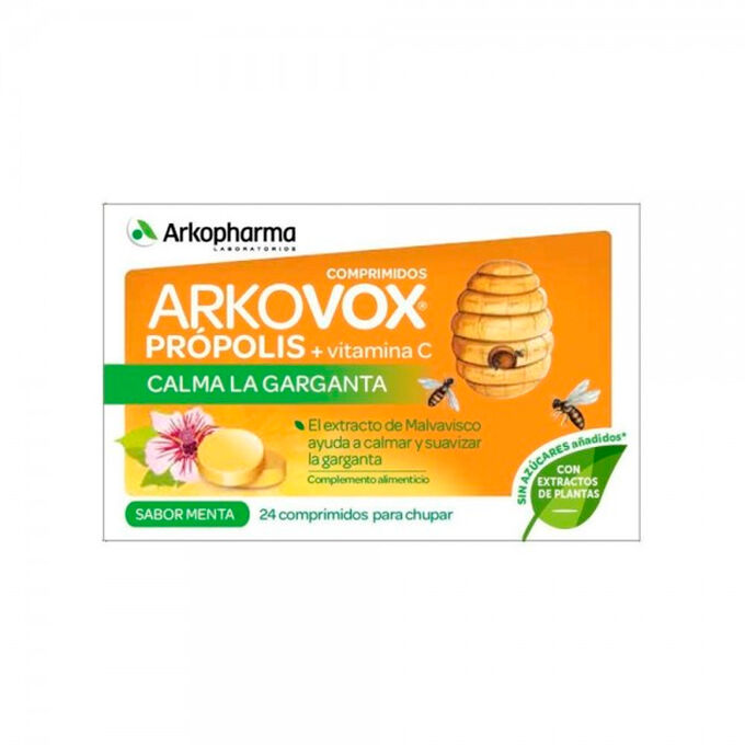 Arkopharma Arkovox Propolis Vitamin C Mint Flavour 24 Tablets | Niche ...